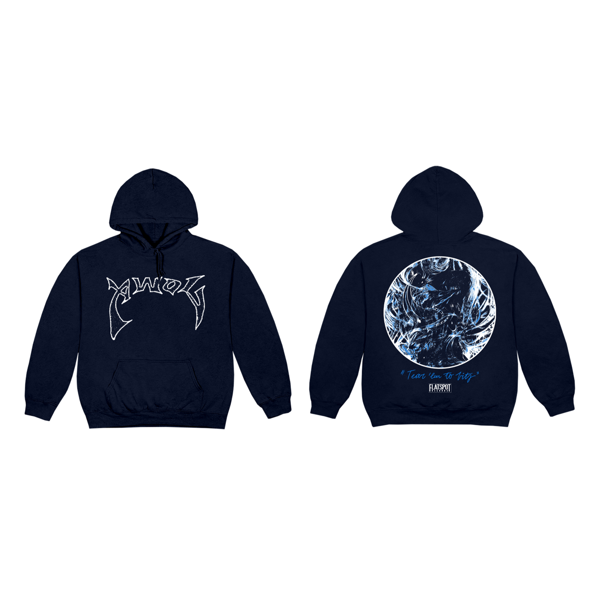AWOL - Logo Hoodie – Flatspot Records