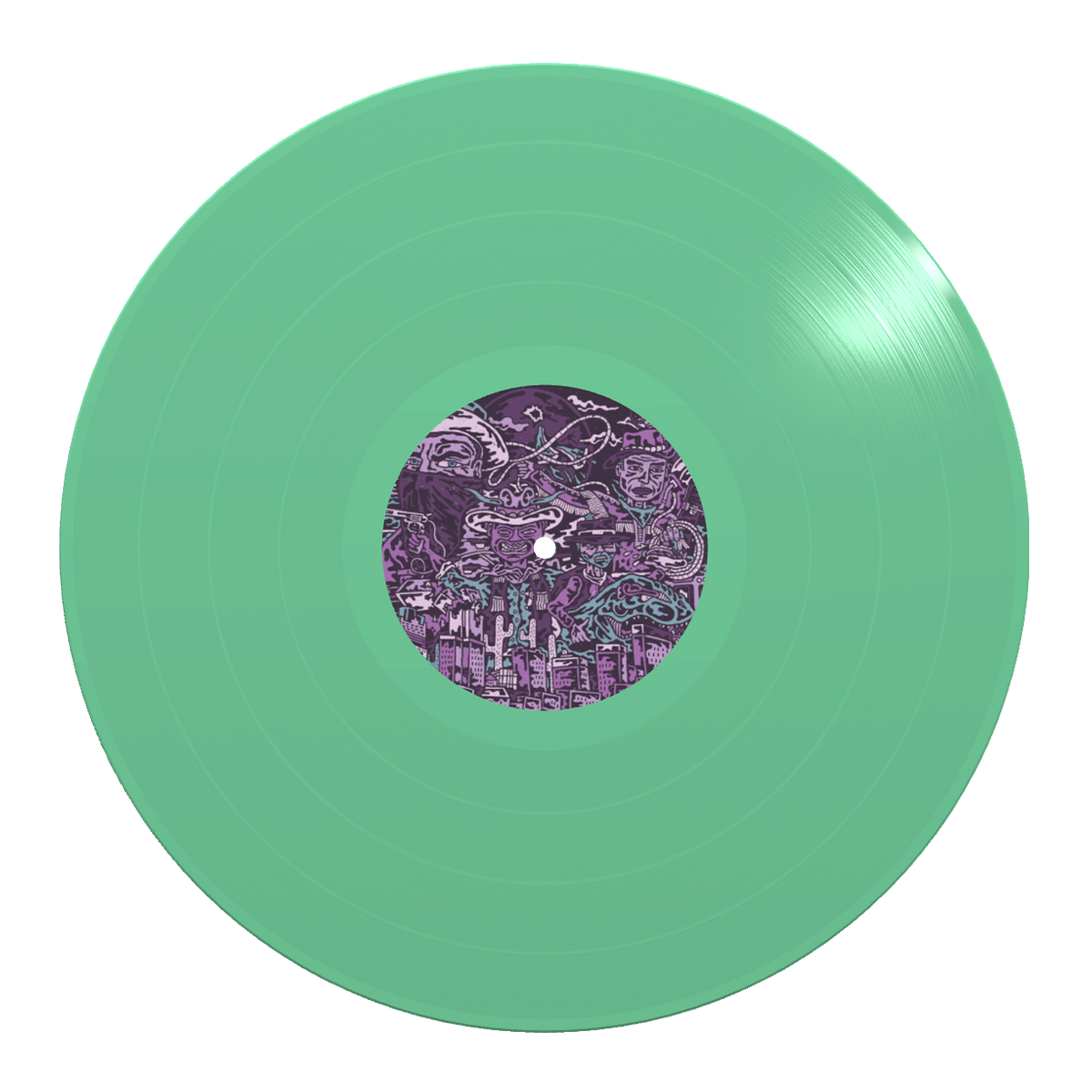 Buggin - Concrete Cowboys Opaque Mint Green Vinyl – Flatspot Records